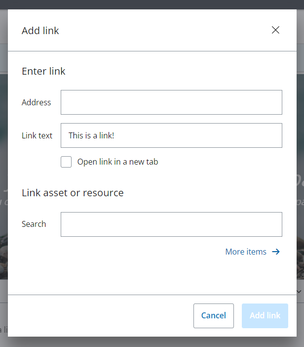Pebble+ Linking Evidence